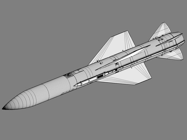 modèle 3D de Kh-58 (E) missile. - TurboSquid 749532