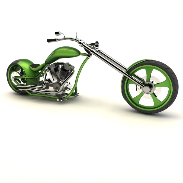 3d model american chopper