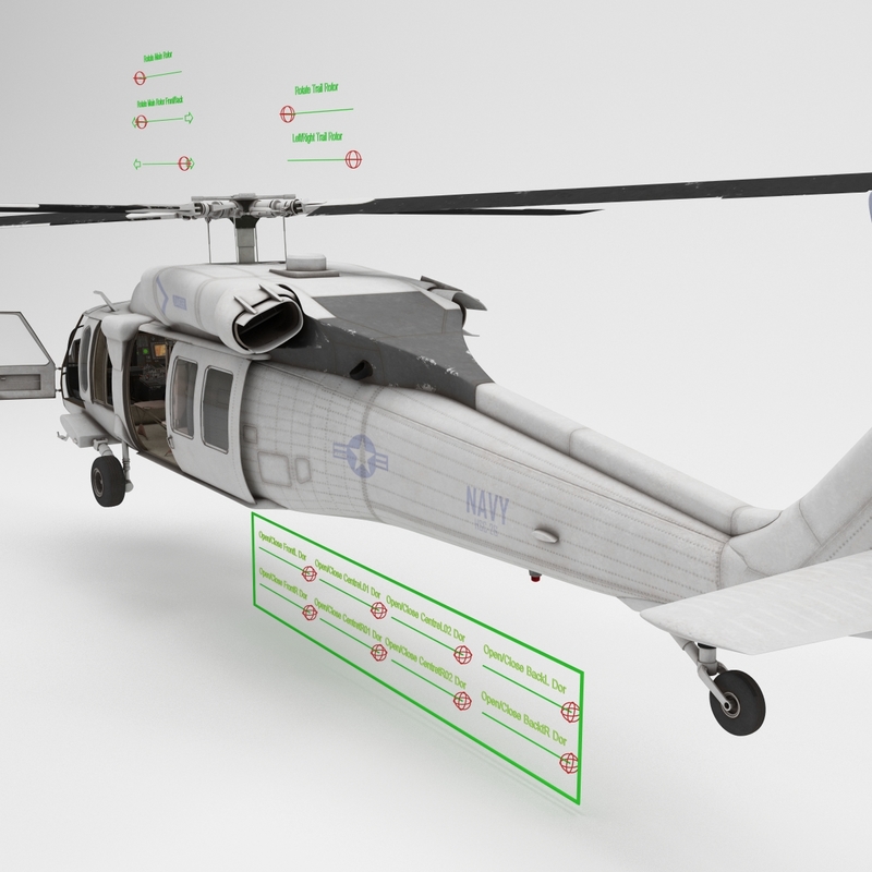 3d model eh-60 black hawk 2