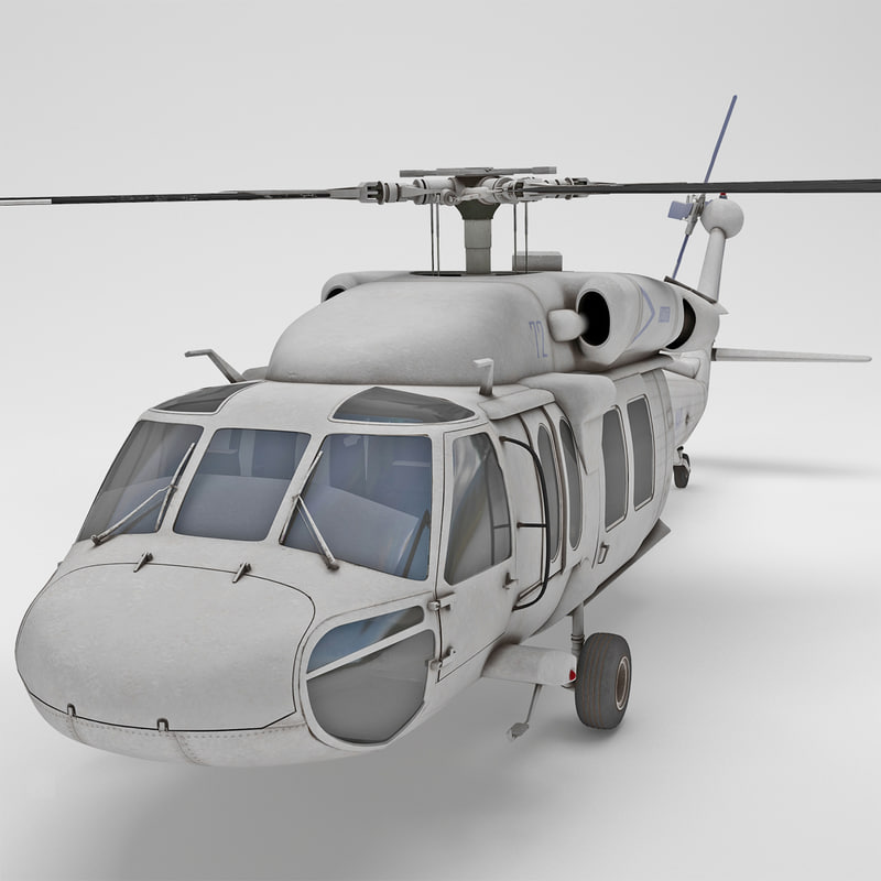 3d model eh-60 black hawk 2