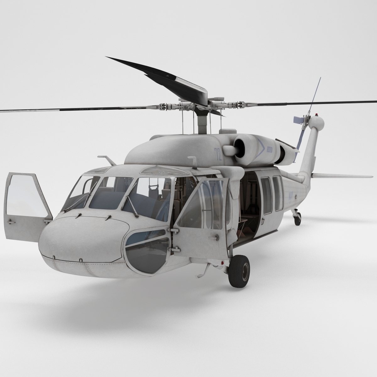 3d model eh-60 black hawk 2