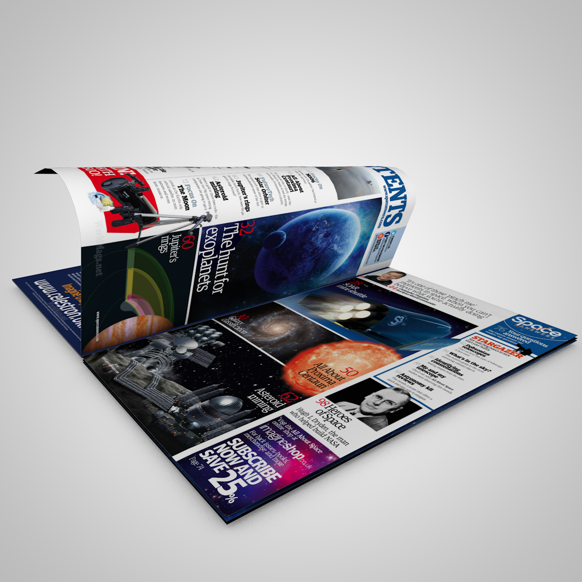 pages animation magazine model