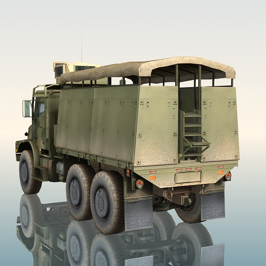 oshkosh mk23 mtvr armor 3d fbx