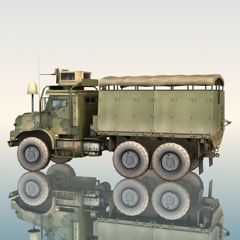 oshkosh mk23 mtvr armor 3d fbx