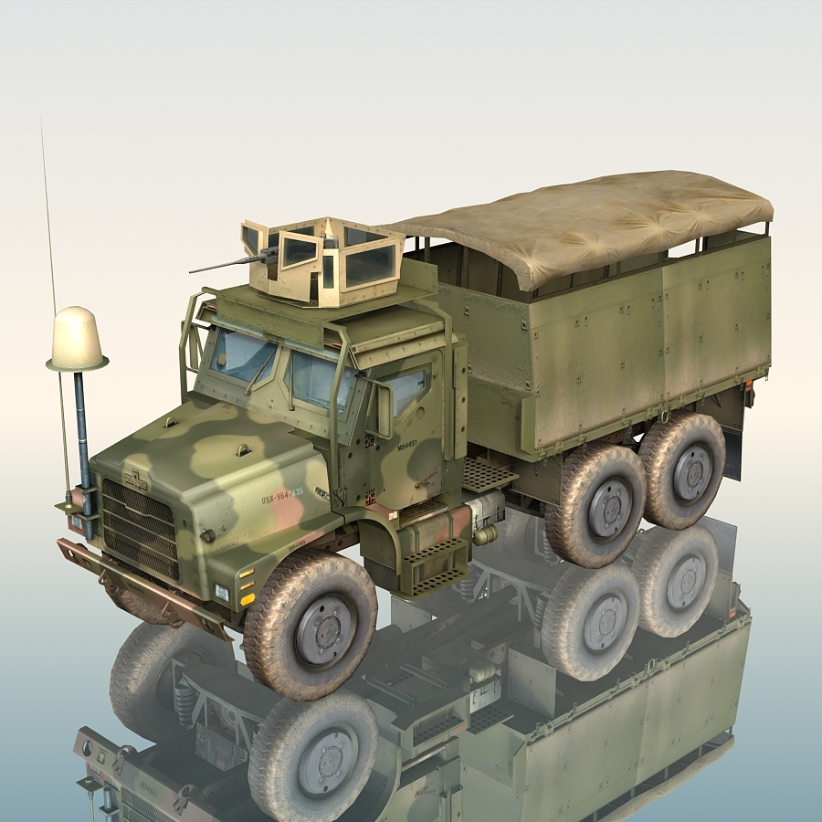 oshkosh mk23 mtvr armor 3d fbx