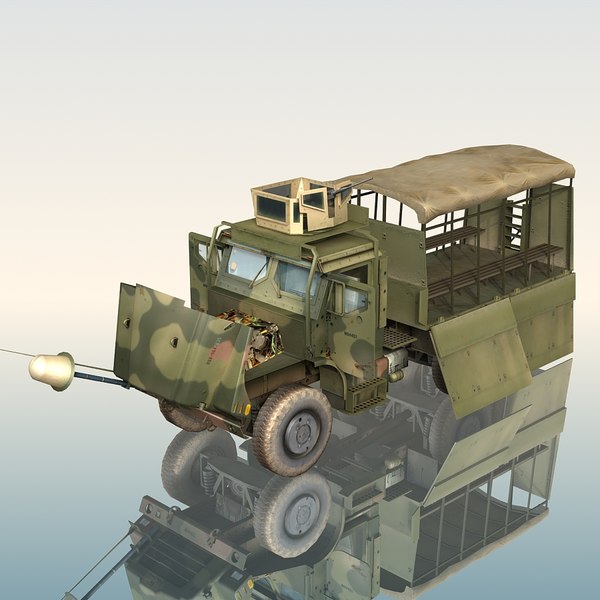 oshkosh mk23 mtvr armor 3d fbx