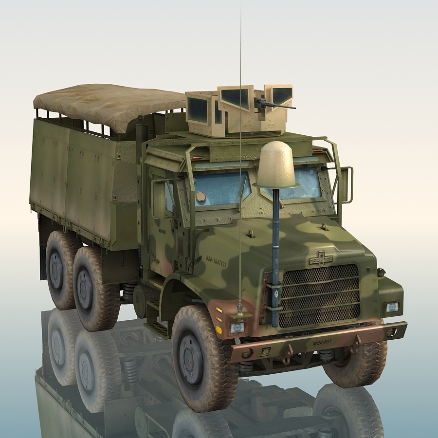oshkosh mk23 mtvr armor 3d fbx