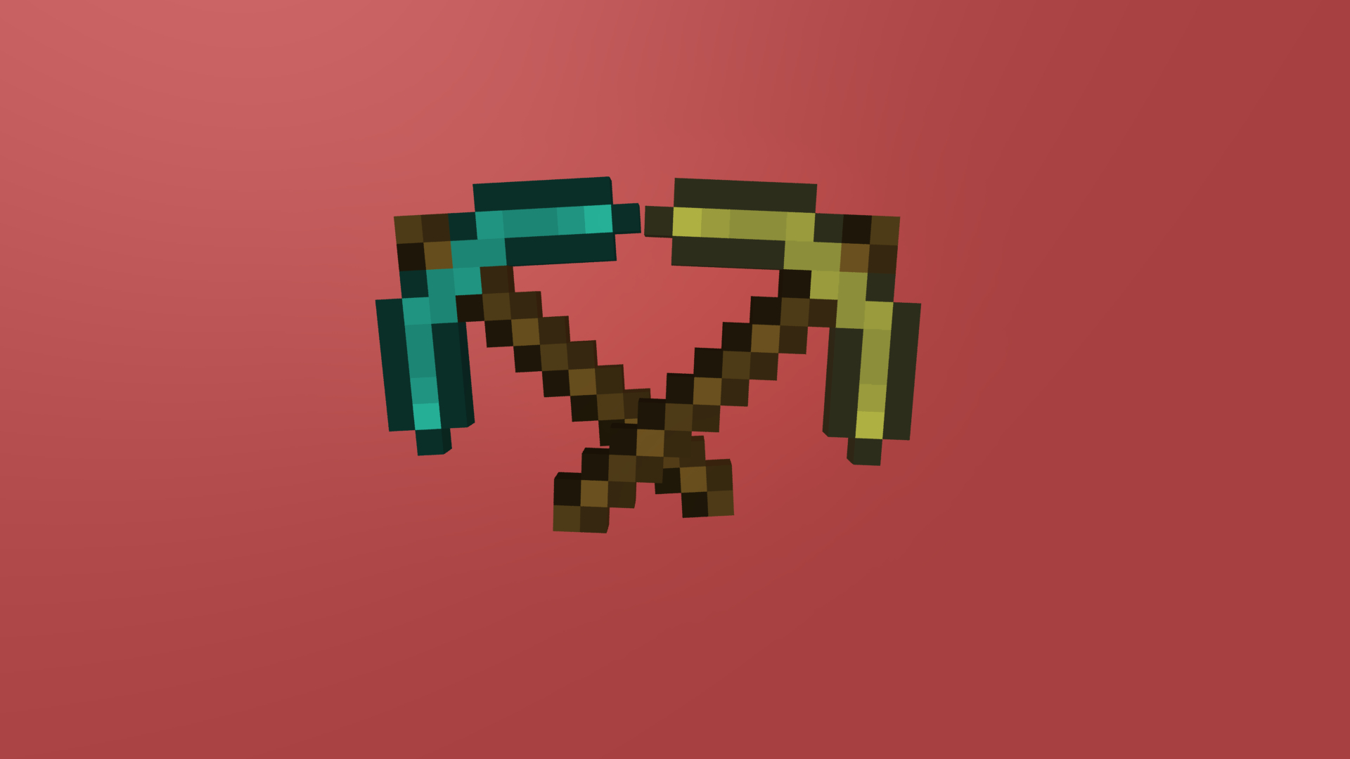 3d model pickaxe minecraft