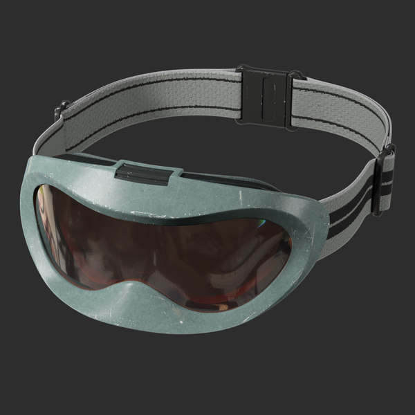 ski goggles 3d model