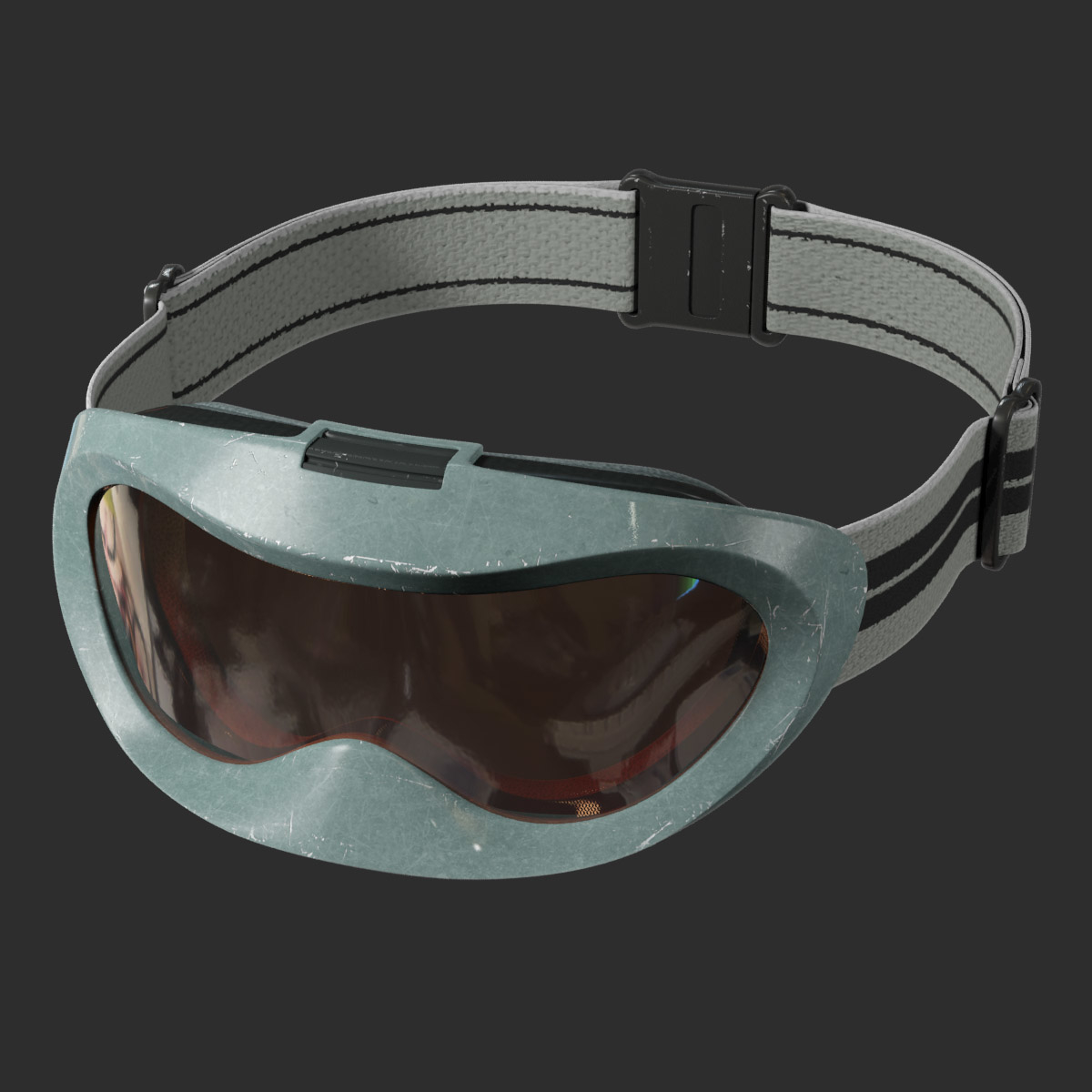ski goggles 3d model