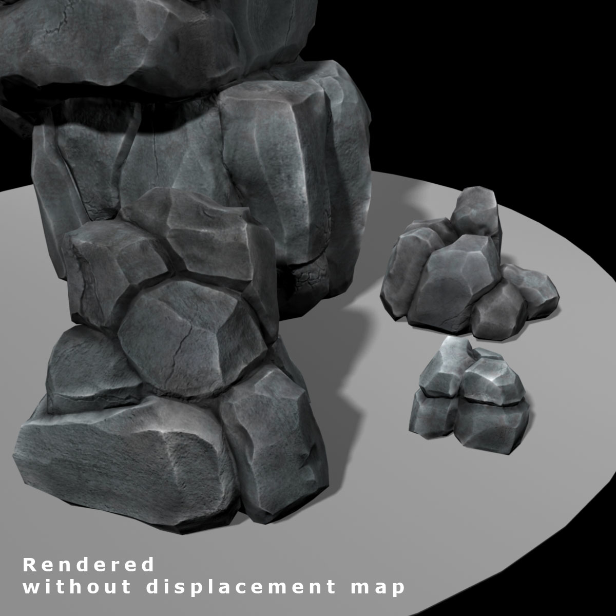 3d model rocks