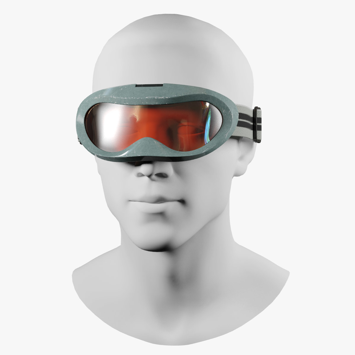 ski goggles 3d model