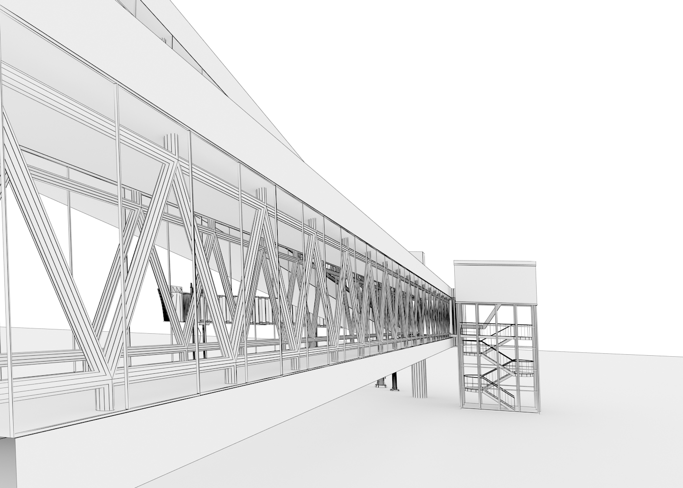 airport boeing bridge x