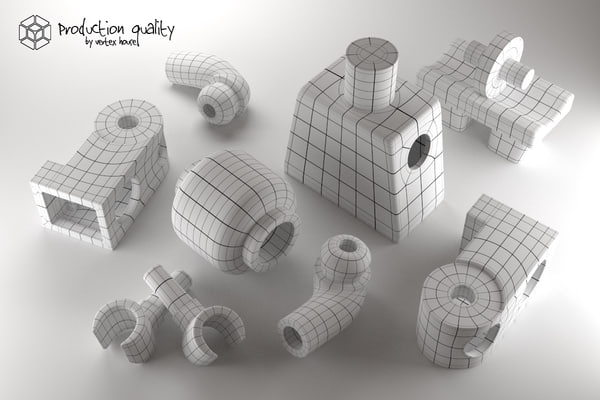 lego generic figure 3d max