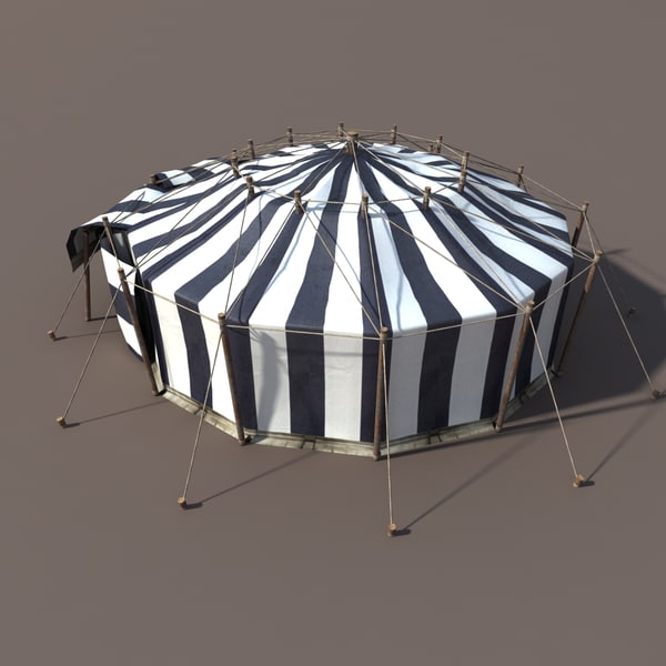 circus tent obj