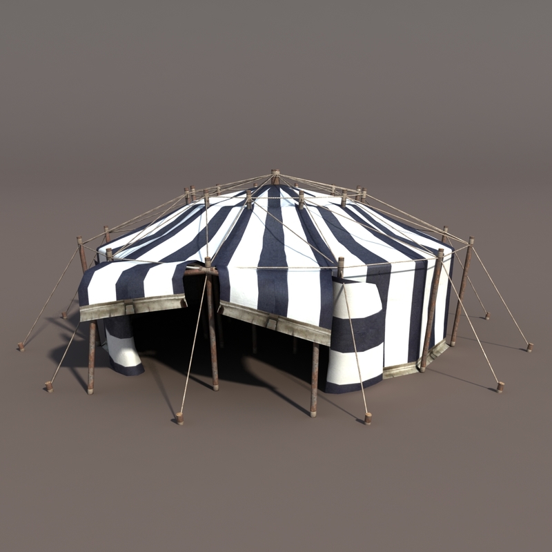 circus tent obj