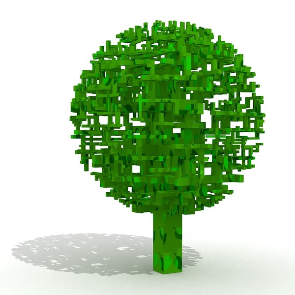 3d simple tree model