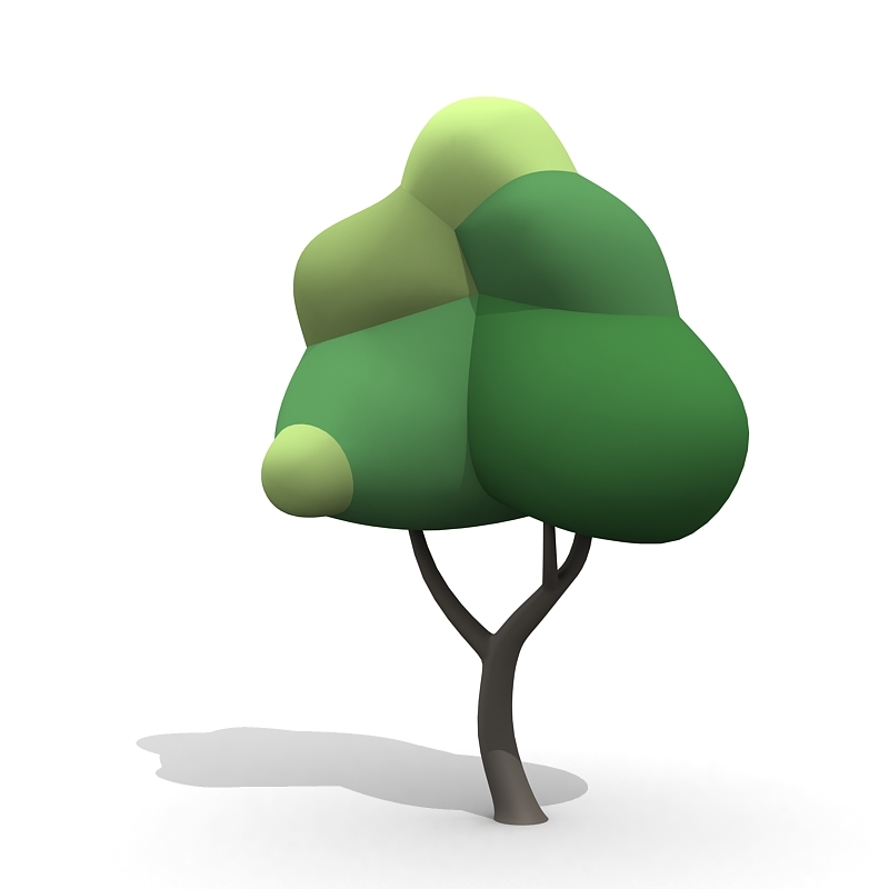 3d simple tree model