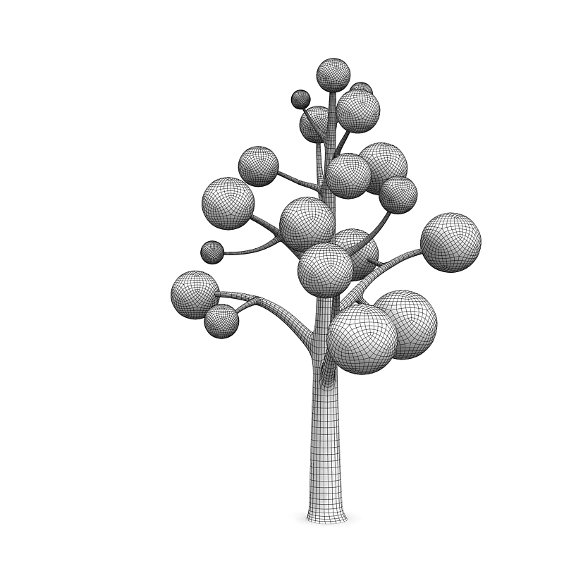 3d simple tree model