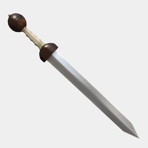 roman gladiator murmillo set 3d model