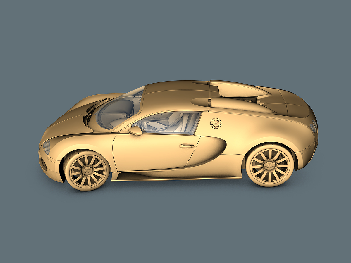 3d model bugatti veyron