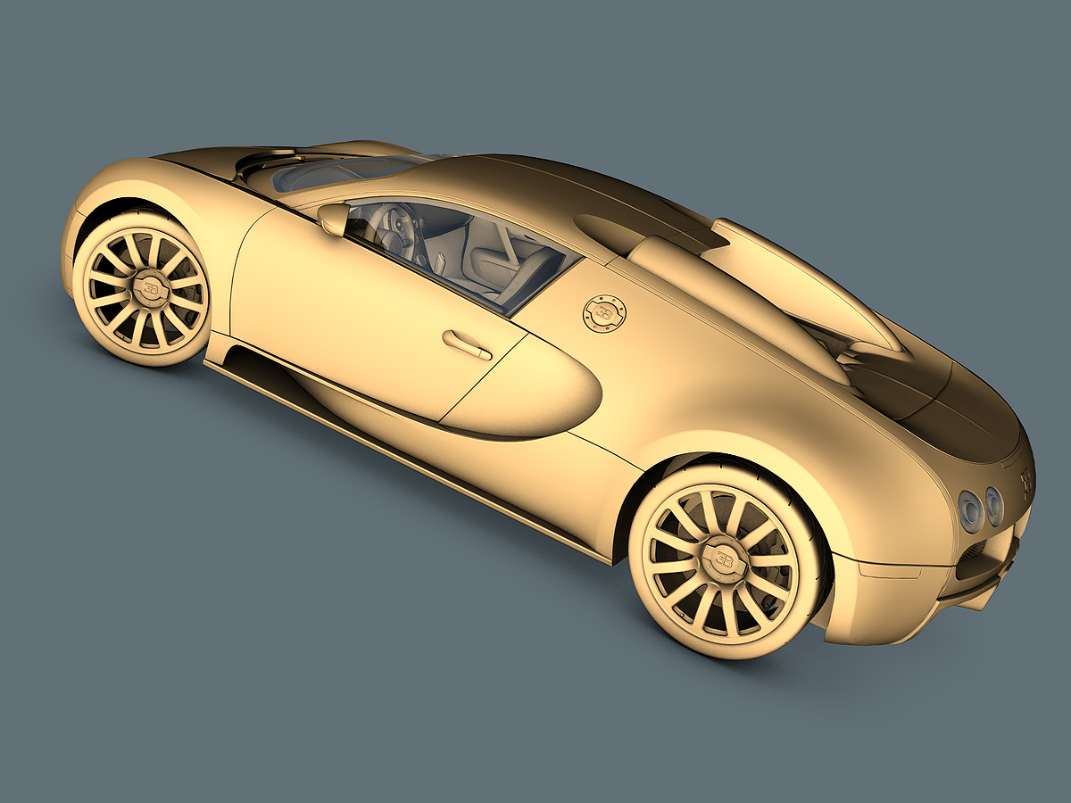 3d model bugatti veyron