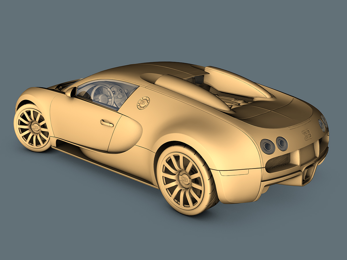3d model bugatti veyron