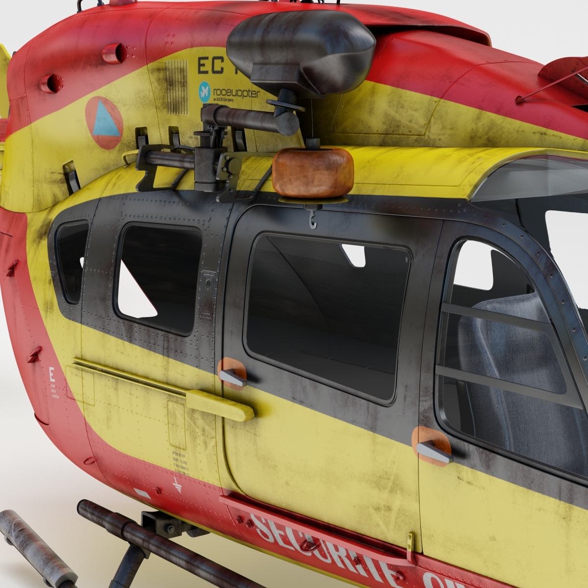 3d eurocopter ec145 2 helicopter