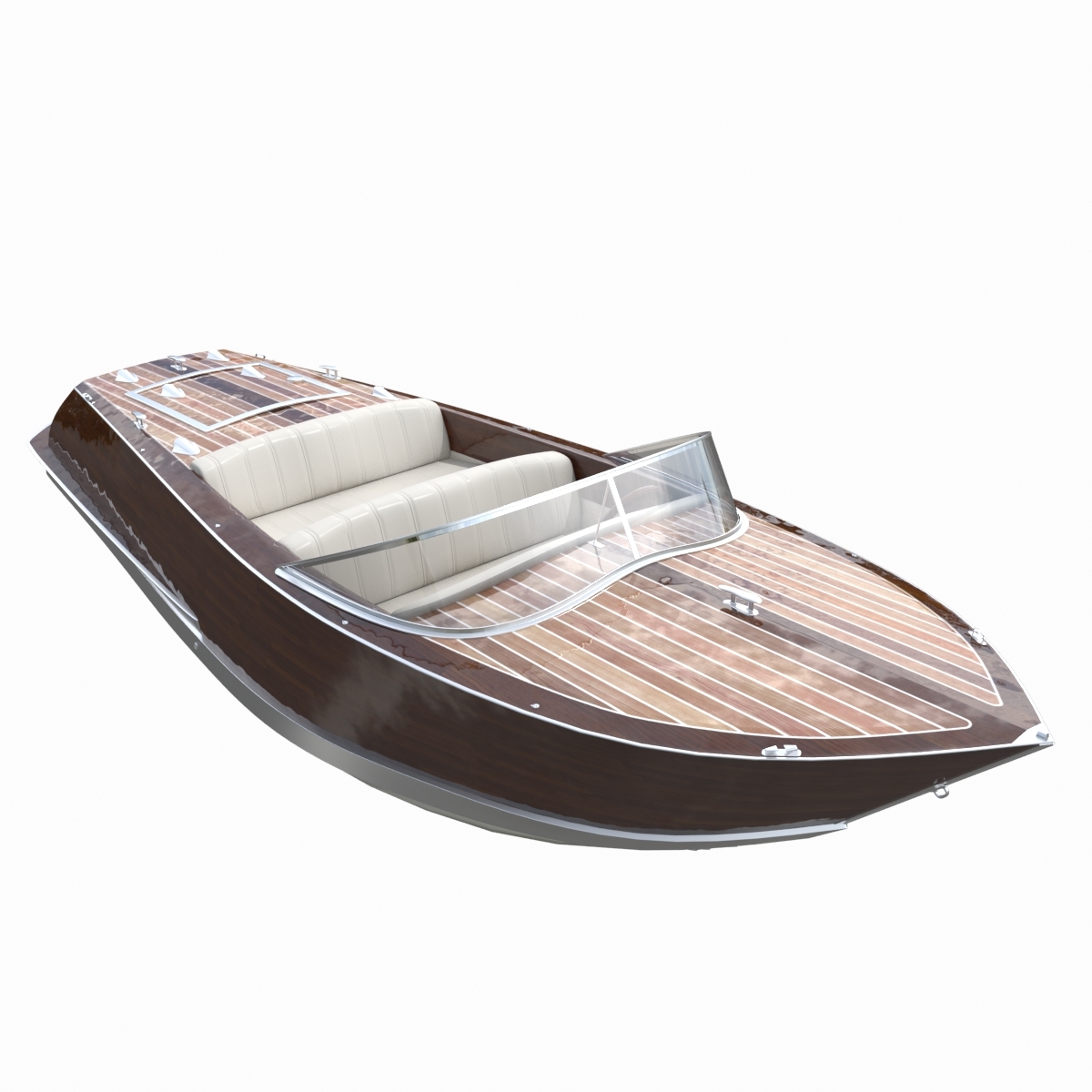 boat speedboat 3d model