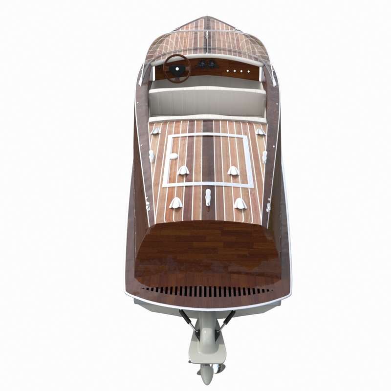 boat speedboat 3d model