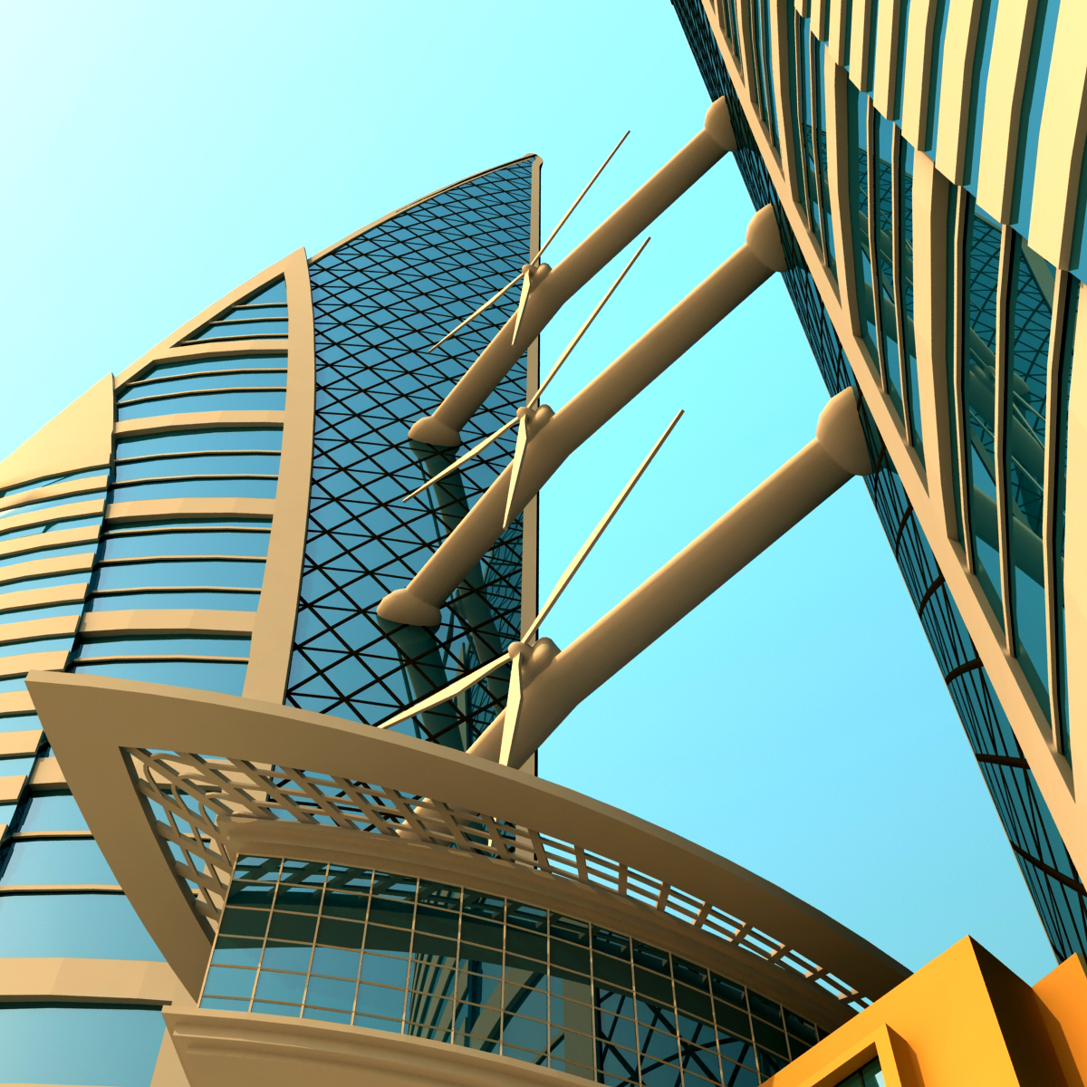 bahrain buildings 3ds