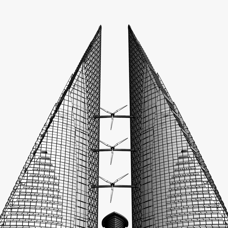 bahrain buildings 3ds