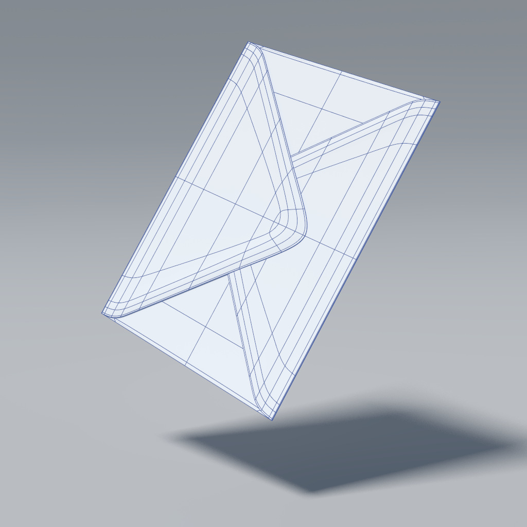 3d model envelope