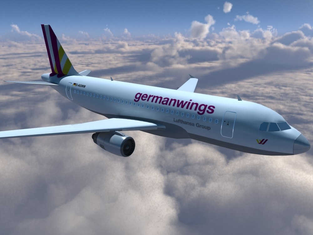 Airwon a-319 germanwings Modelo 3D - TurboSquid 750664