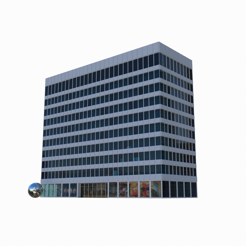 10 story office building 3ds