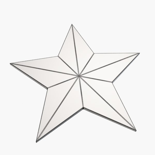 3d model of star