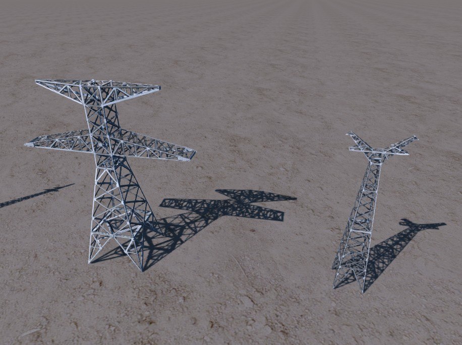 3d pylon model