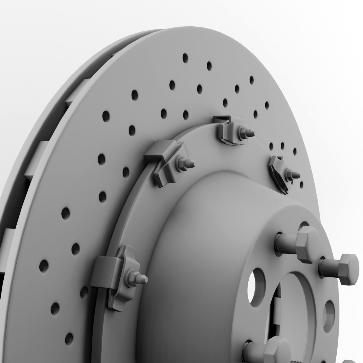 3d brake disk model