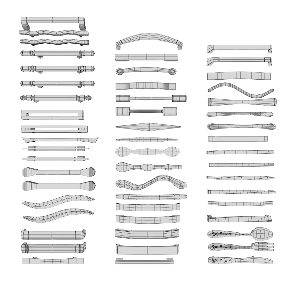 cabinet handle 3d model