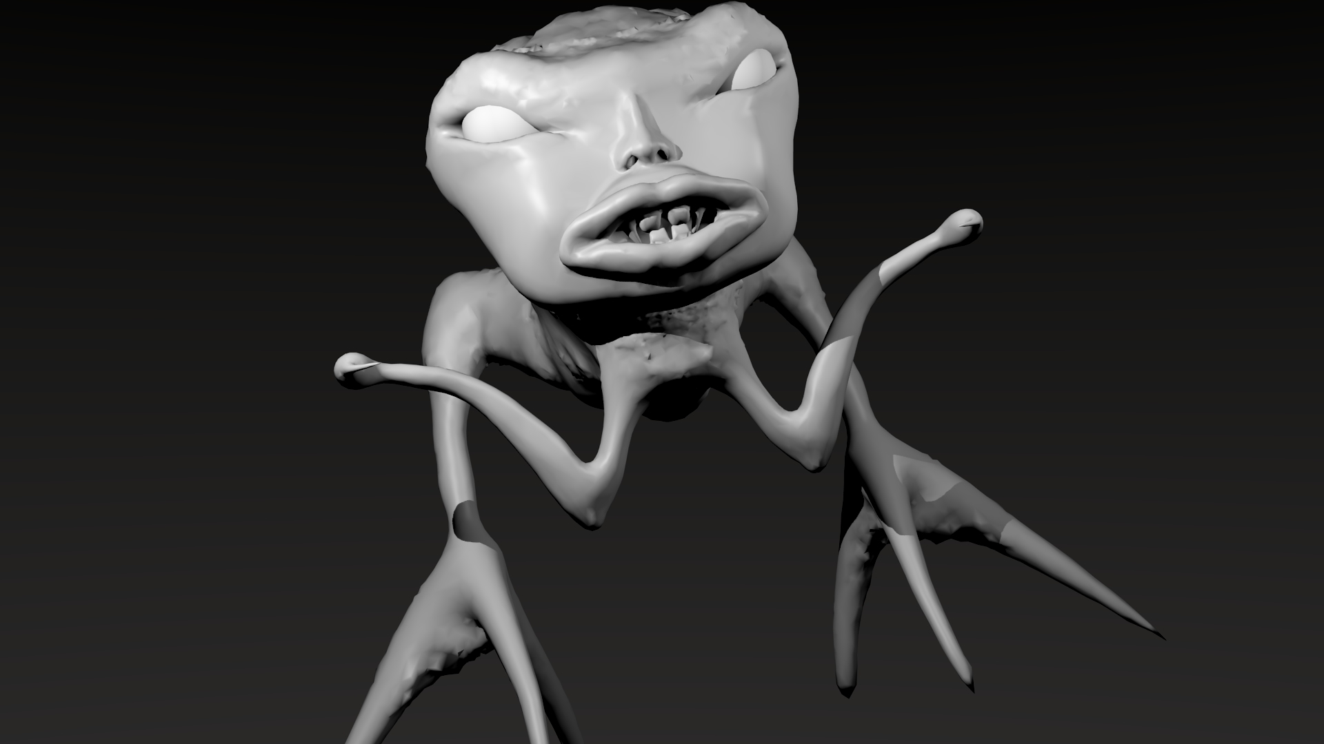 3d model alien creature