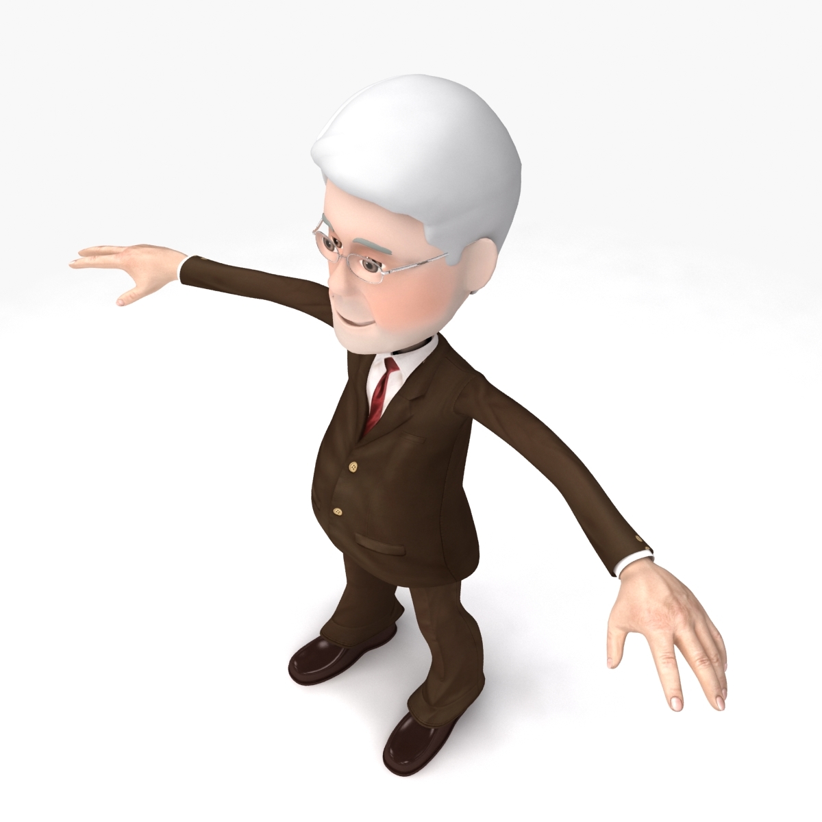 politician rigged animation 3d max