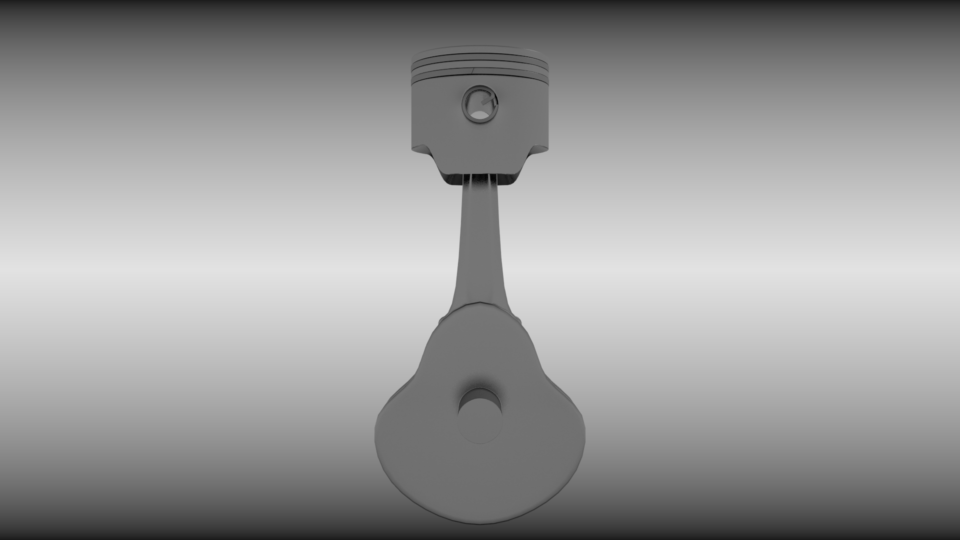 piston crank assembly animation 3d model