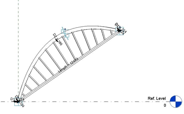 adaptive arch ribs 3d model