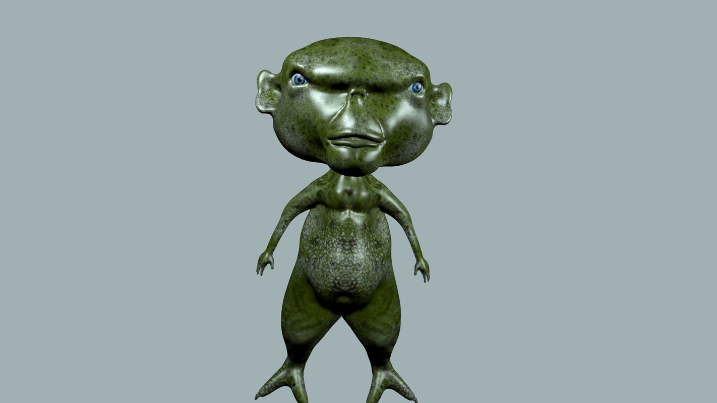 free creature 3d model