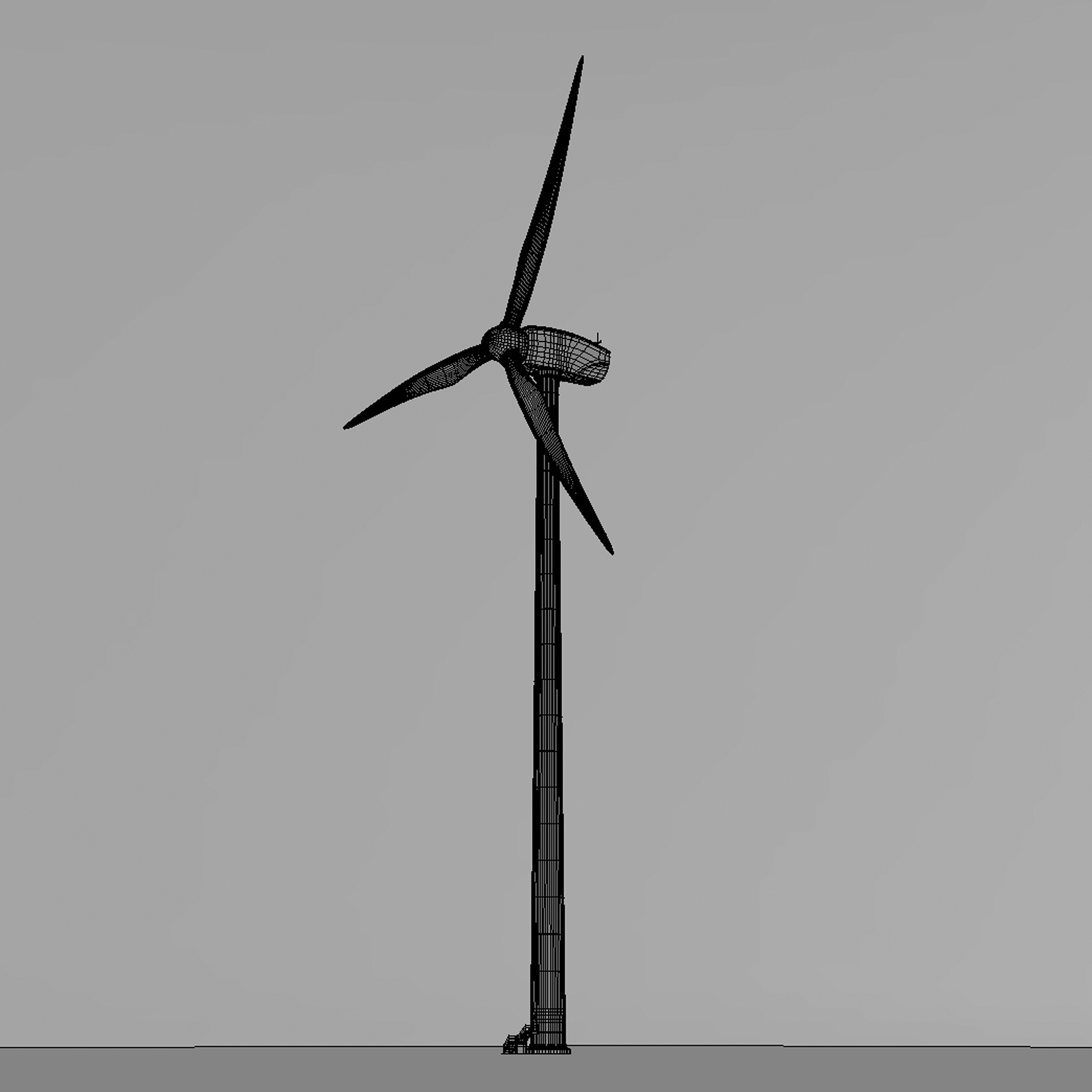 3d wind turbine model
