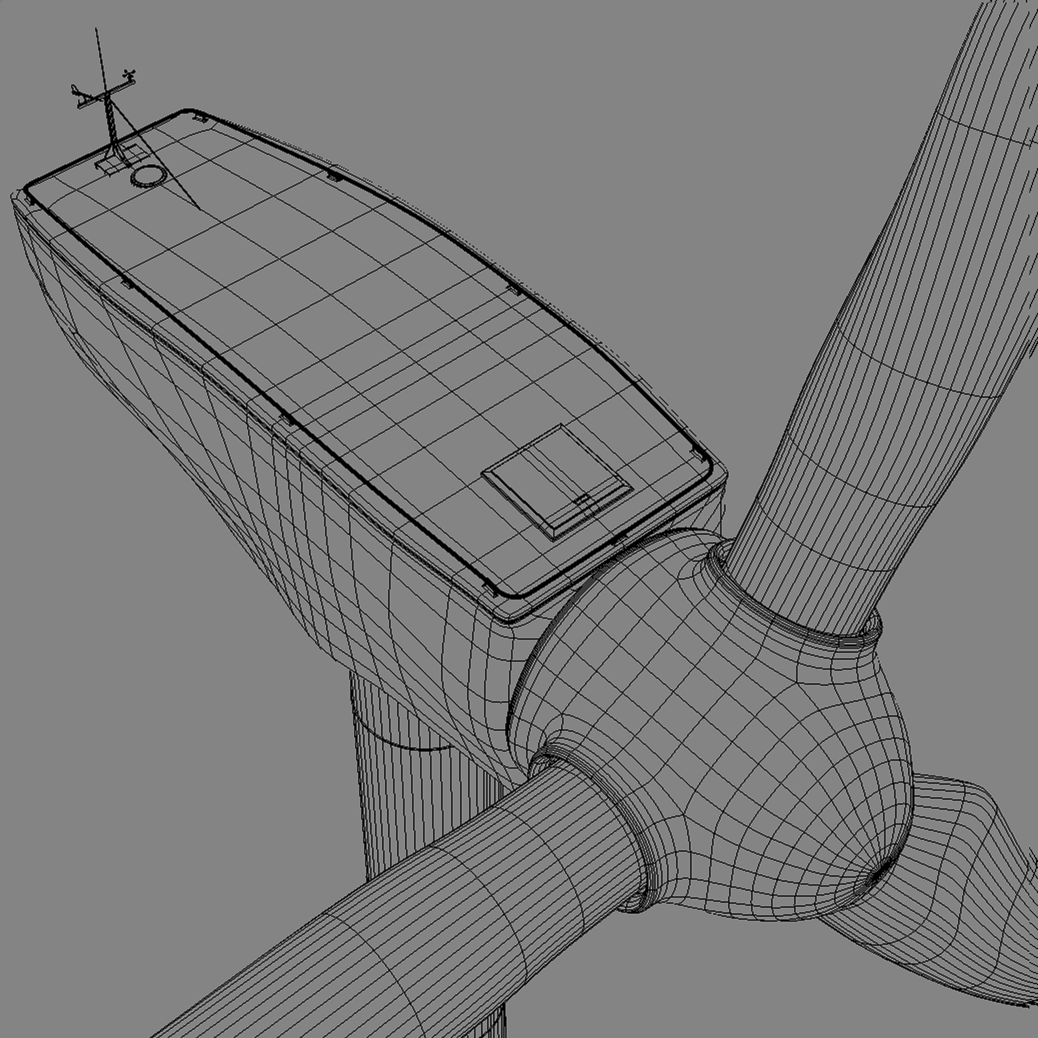 3d wind turbine model