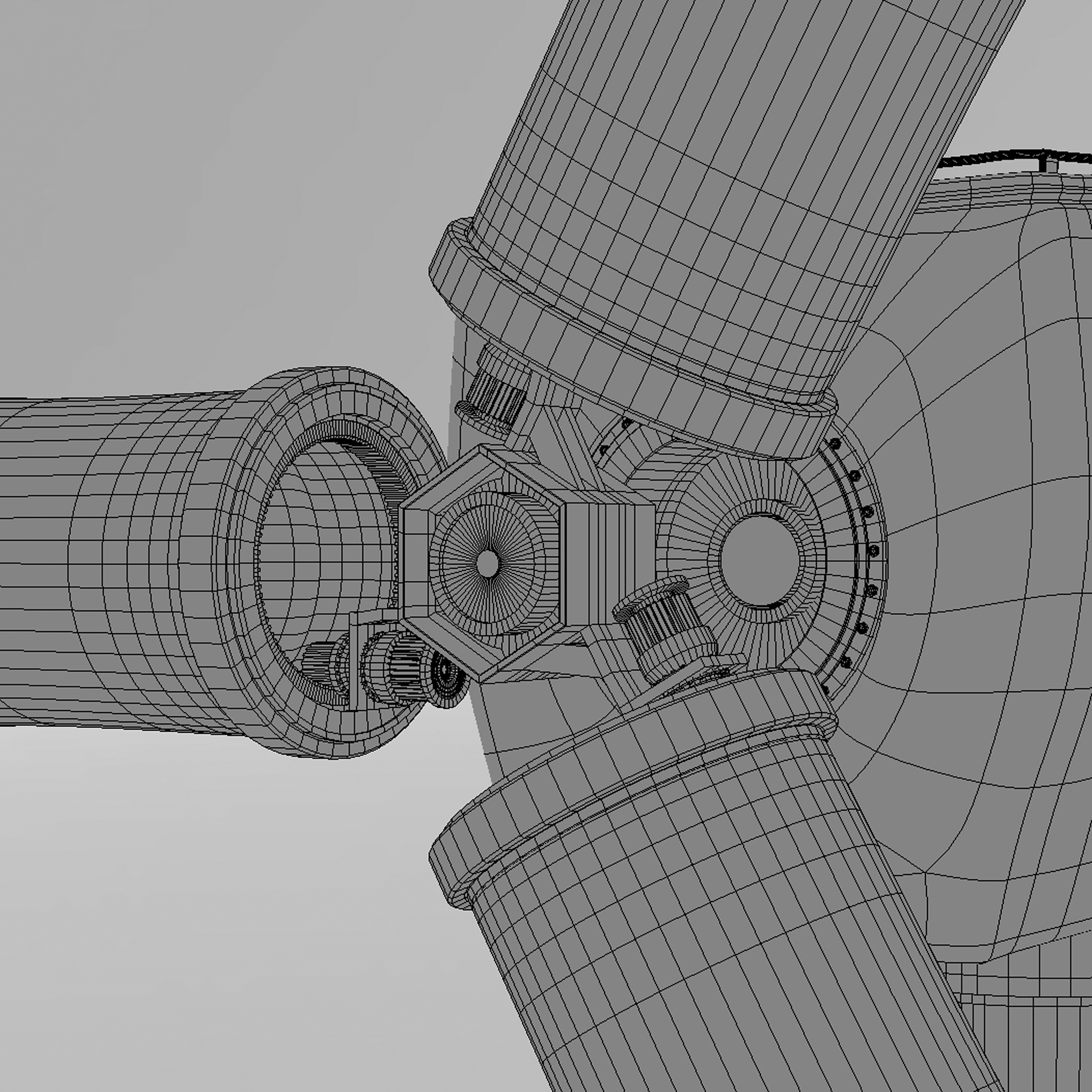 3d wind turbine model