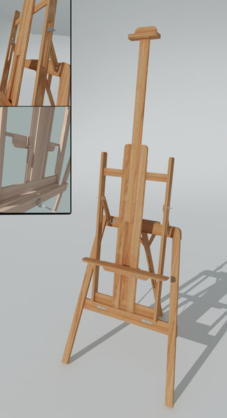 Easel 3D Models for Download | TurboSquid