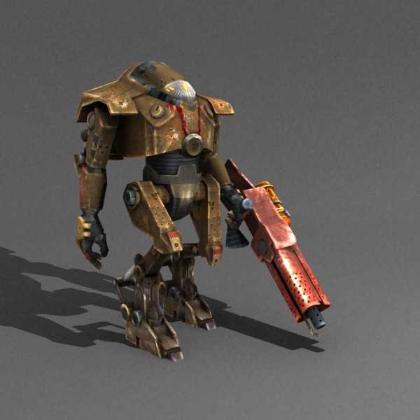 robot animations 3d max