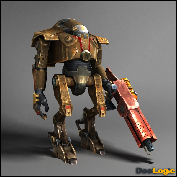 robot animations 3d max